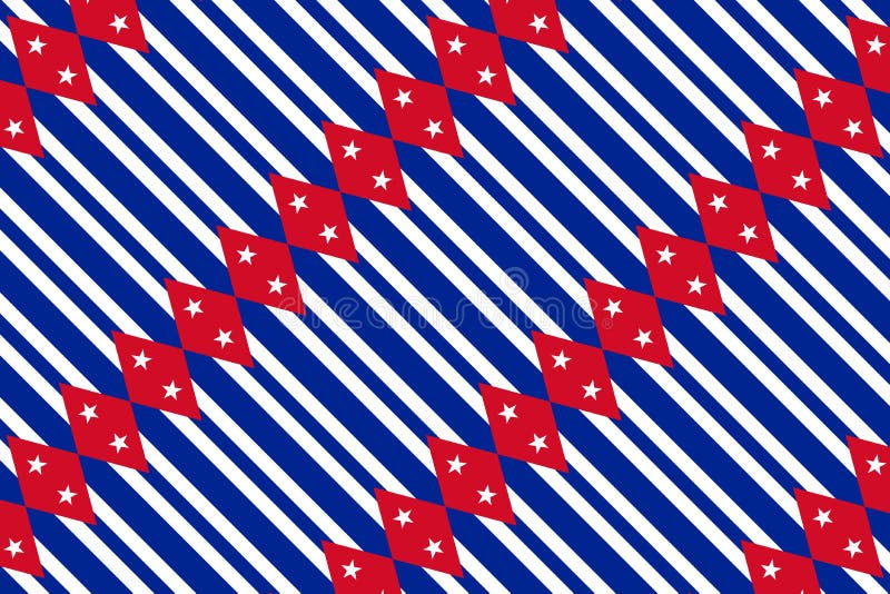 Simple Geometric Pattern in the Colors of the National Flag of Cuba ...