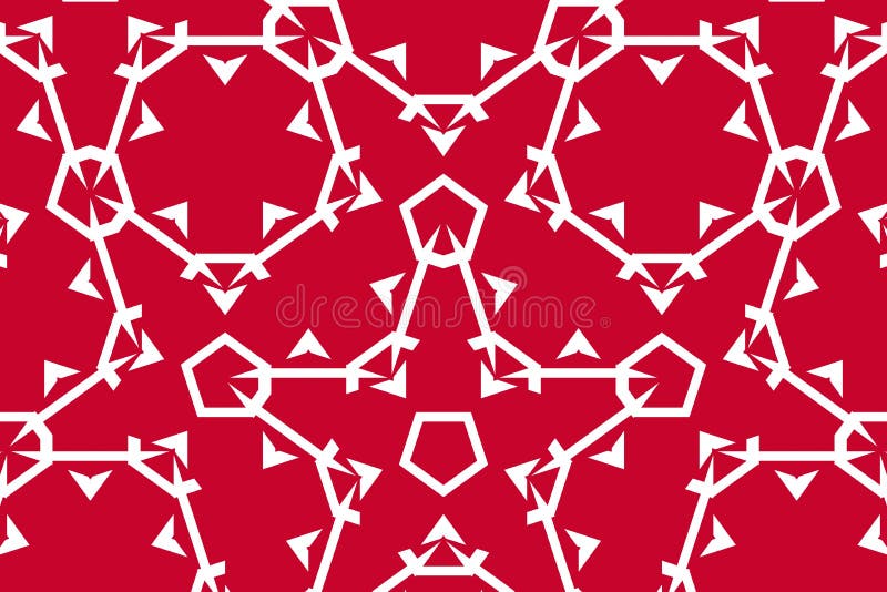 Simple Geometric Pattern in the Colors of the National Flag of Denmark ...