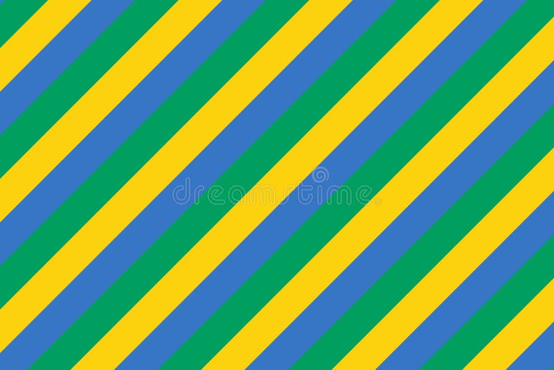 Simple Geometric Pattern in the Colors of the National Flag of Gabon ...