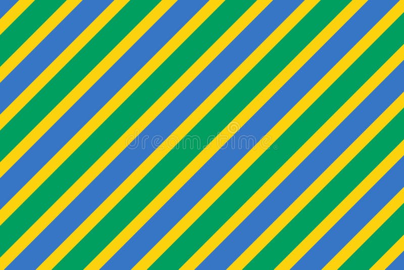 Simple Geometric Pattern in the Colors of the National Flag of Gabon ...