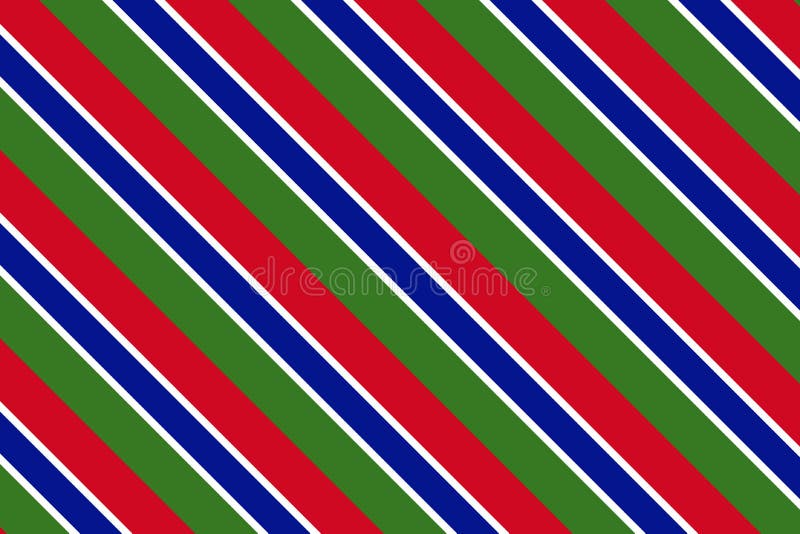 Simple Geometric Pattern in the Colors of the National Flag of Gambia ...