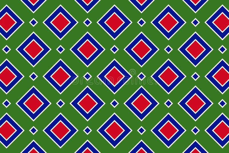 Simple Geometric Pattern in the Colors of the National Flag of Gambia ...