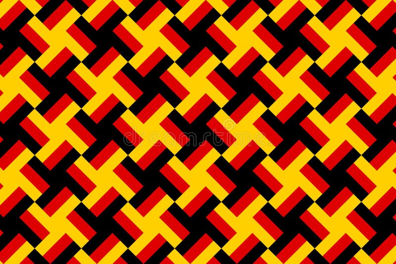 Simple Geometric Pattern in the Colors of the National Flag of Germany ...