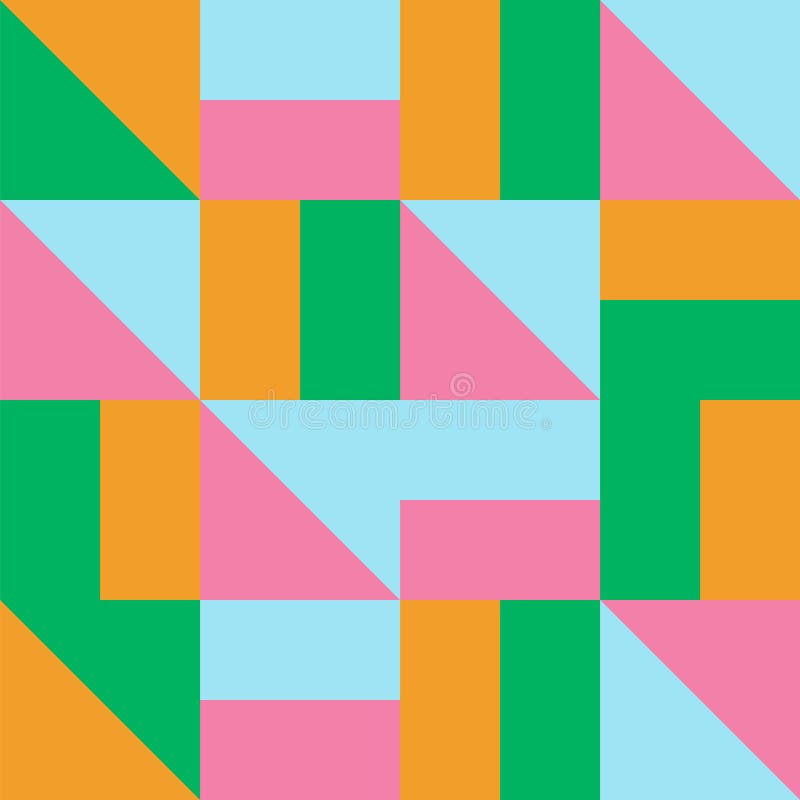 Simple geometric pattern stock vector. Illustration of square - 236106147