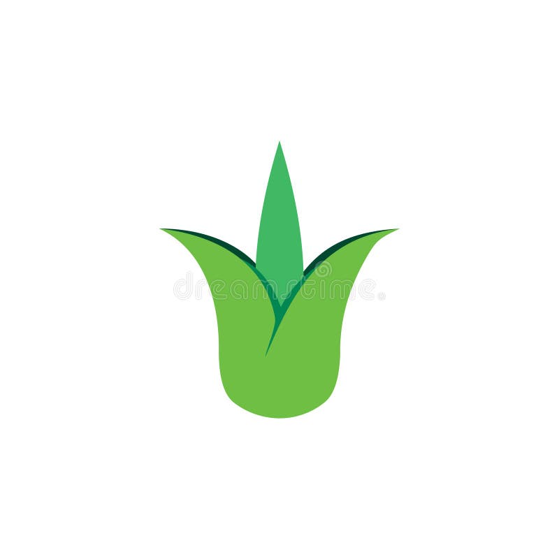 Simple Geometric Plant Vegetable Symbol Logo Vector Stock Vector ...