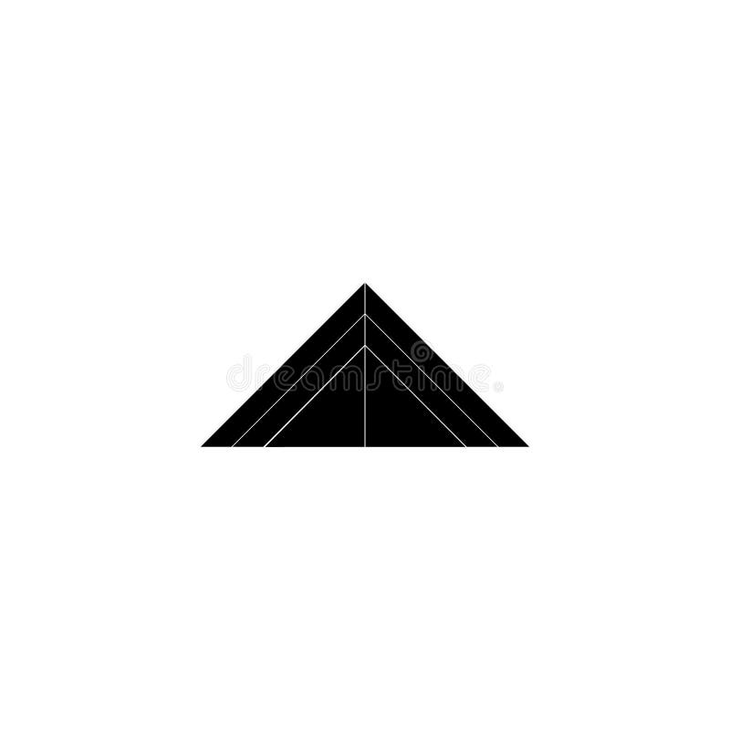 Simple Geometric Pyramid 3d Design Logo Vector Stock Vector ...