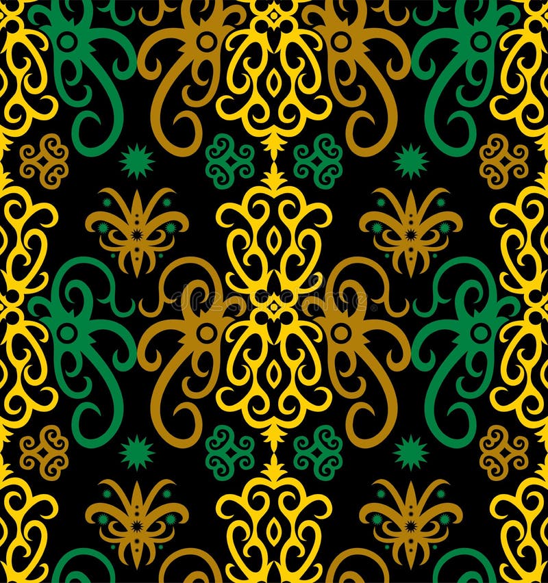 Dayak Motif Stock Illustrations – 72 Dayak Motif Stock Illustrations ...