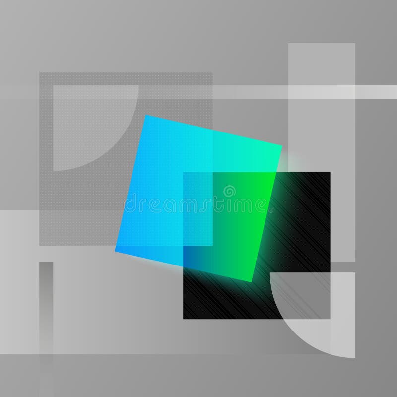 Simple Geometry, Abstract Geometric Vector Background with Squares and ...