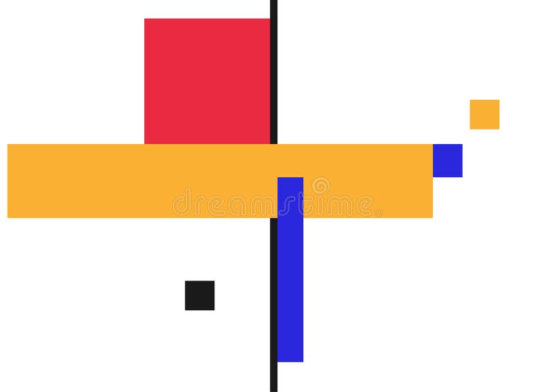 Simple Geometry and Base Color. Modern Pattern Stock Vector ...