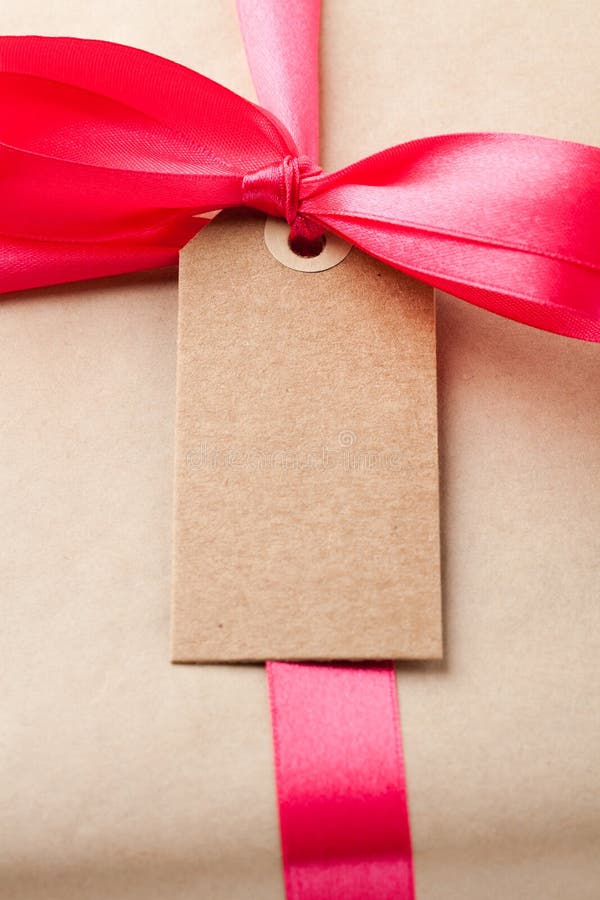 Simple gift stock image. Image of package, ribbon, valentine - 27196201