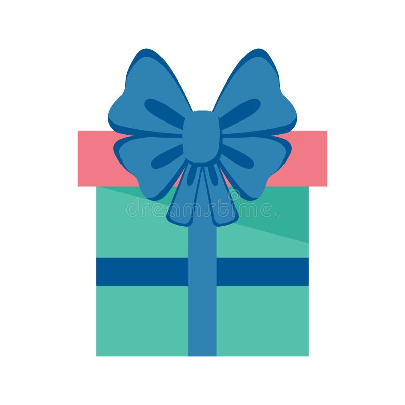 Simple gift box stock vector. Illustration of christmas - 258754521