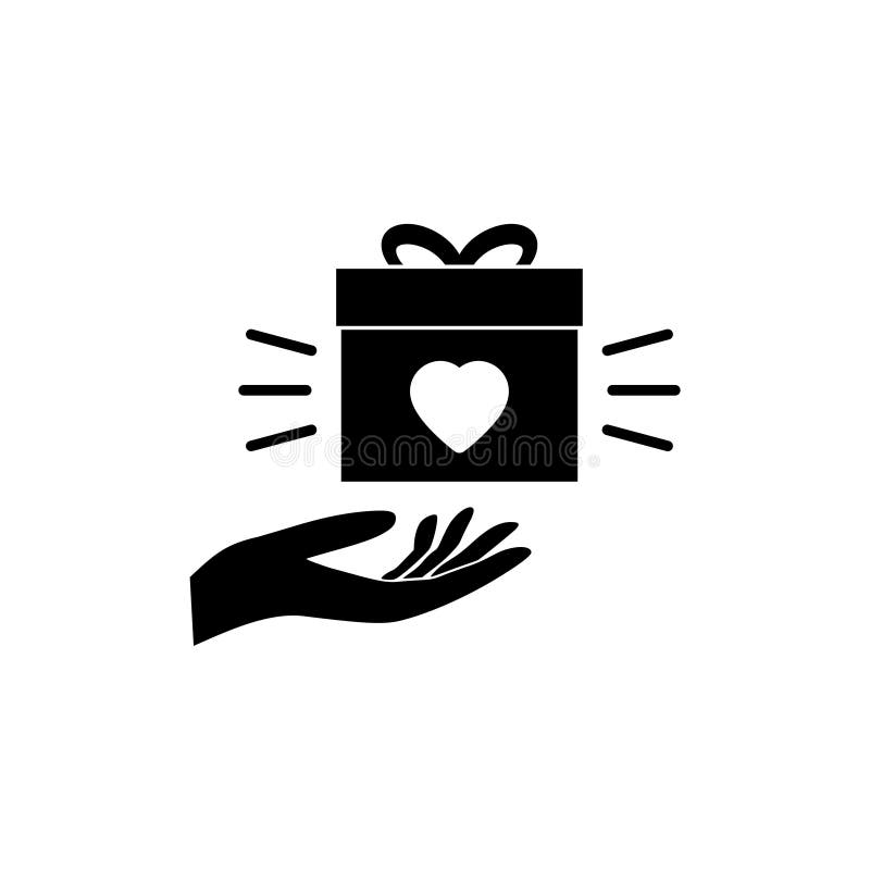 Simple Gift Card Icon, Color Set Isolated on White Background Stock ...