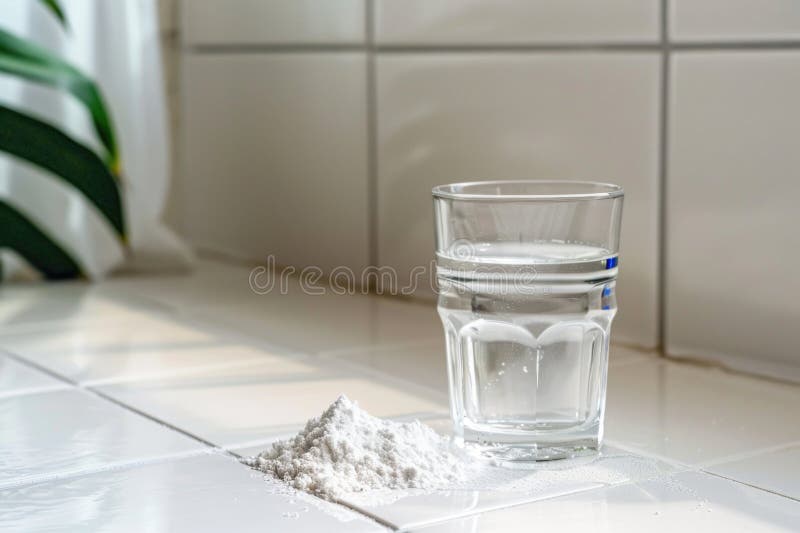Simple Glass of Water on a Countertop, Suitable for Various Projects ...