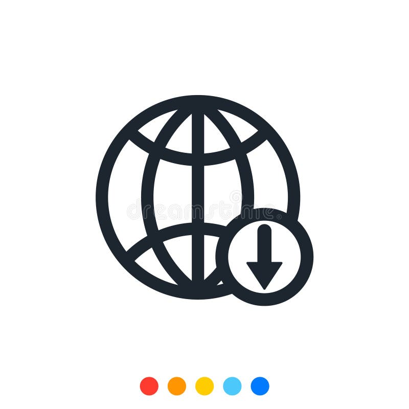 Simple Globe Icon. Vector Logo Stock Vector - Illustration of logos ... Simple Globe Icon. Vector Logo Stock Vector - Illustration of logos ...
