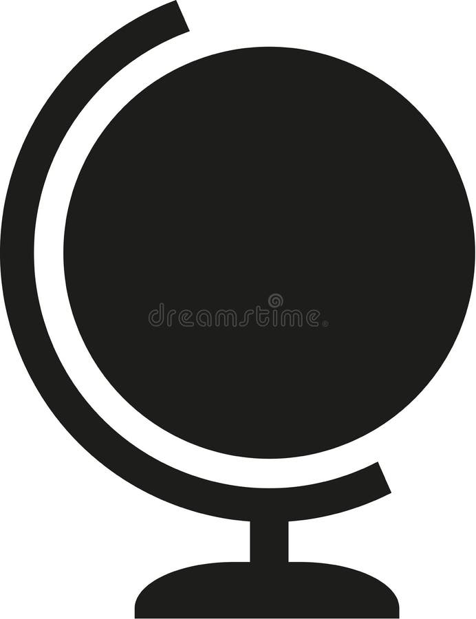 Simple Globe Icon. Vector Logo Stock Vector - Illustration of logos ...