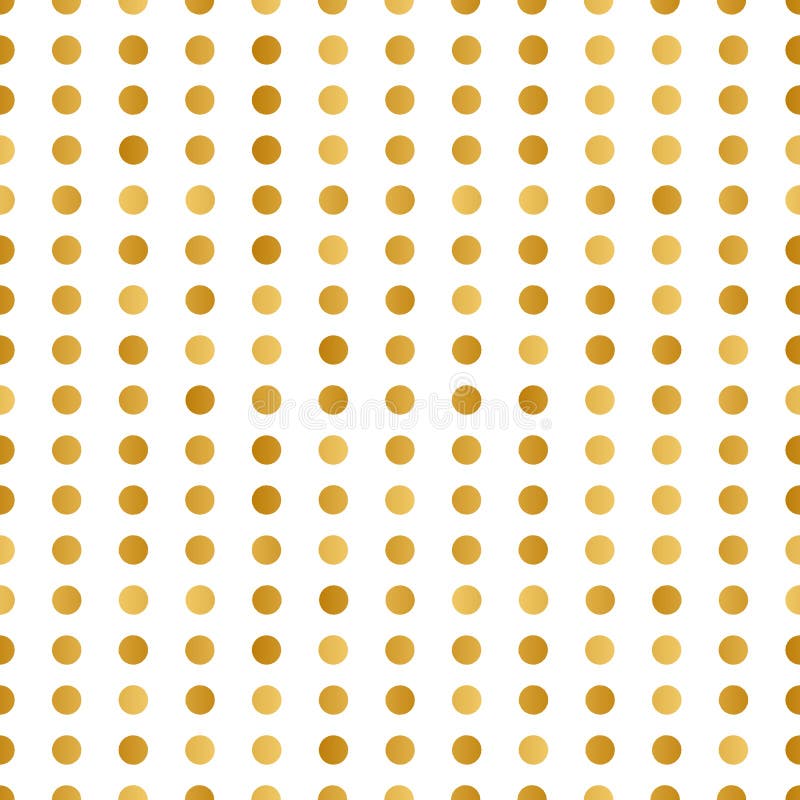 Simple Gold Dot Pattern Design Background Stock Vector - Illustration ...