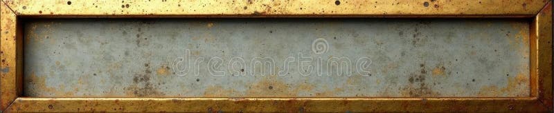 Simple Gold Rectangle Frame, Subtle Vintage Patina, Clean, Rectangle ...