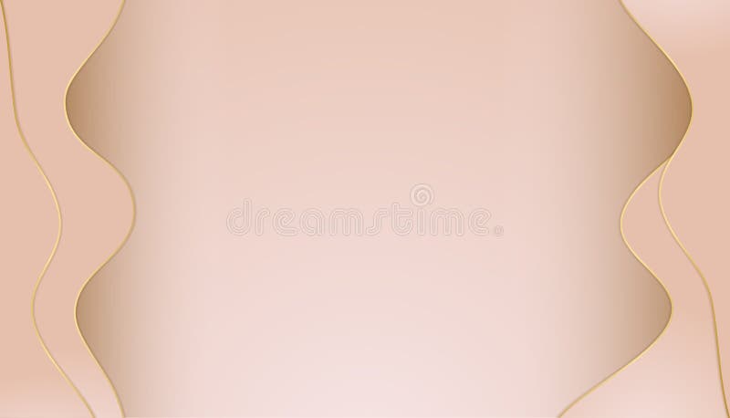 Simple Gold Abstract Background for Cover Design Stock Illustration ...