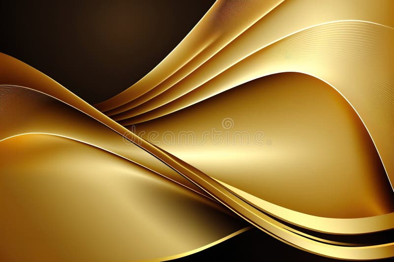 Simple Golden Background stock illustration. Illustration of decorative ...