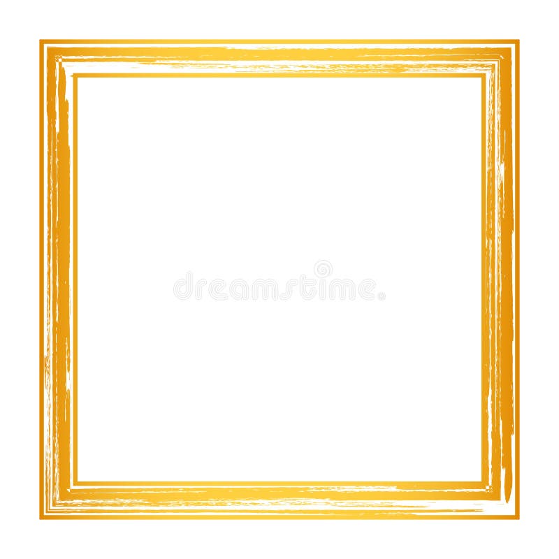 Simple Golden Frame Design. Stock Vector - Illustration of epsn, golden ...
