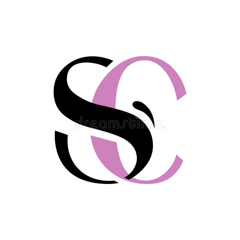 Sc Letter Logo Design Stock Illustrations – 1,753 Sc Letter Logo Design ...