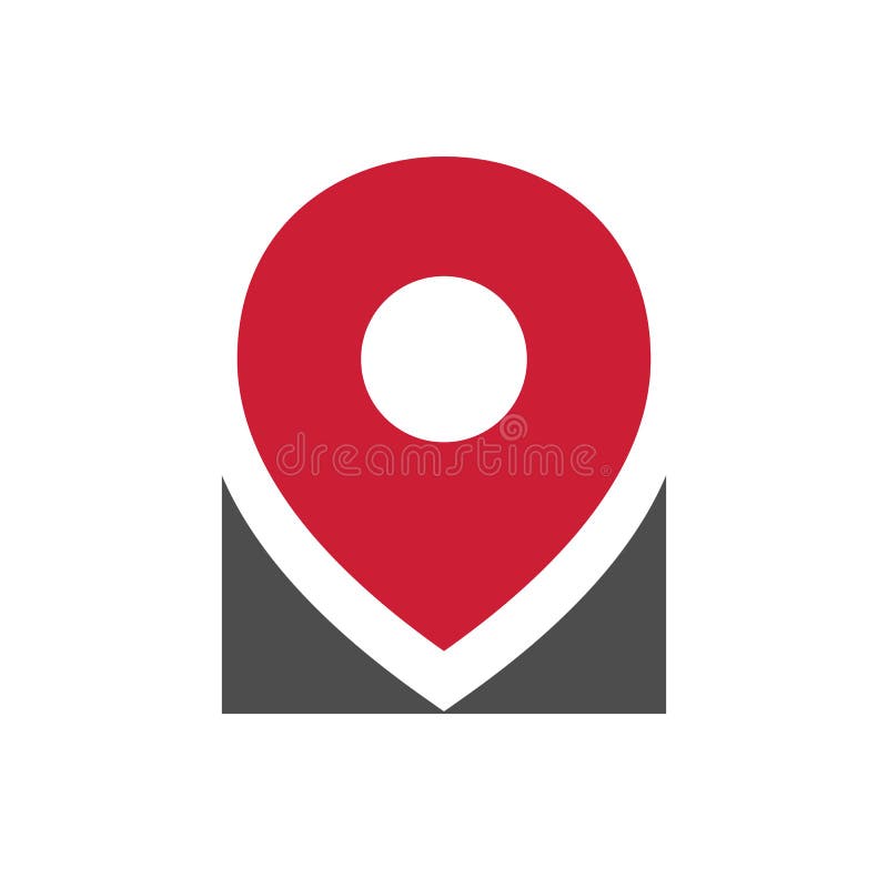 Simple Gps Pointer Logo, Location Pin Icon Design Stock Vector ...