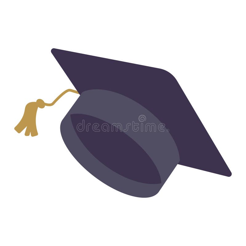 Simple Graduation Cap. Academic Cap. University Education Hat ...