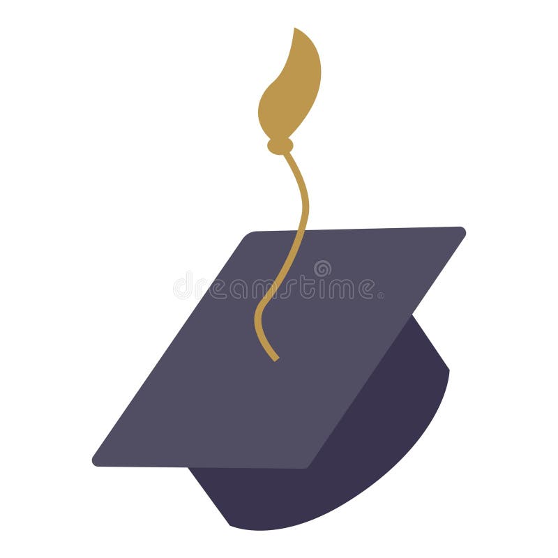 Simple Graduation Cap. Academic Cap. University Education Hat ...