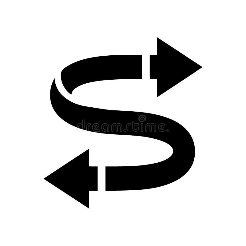 Two Arrows Pointing Opposite Directions Stock Illustrations – 811 Two ...