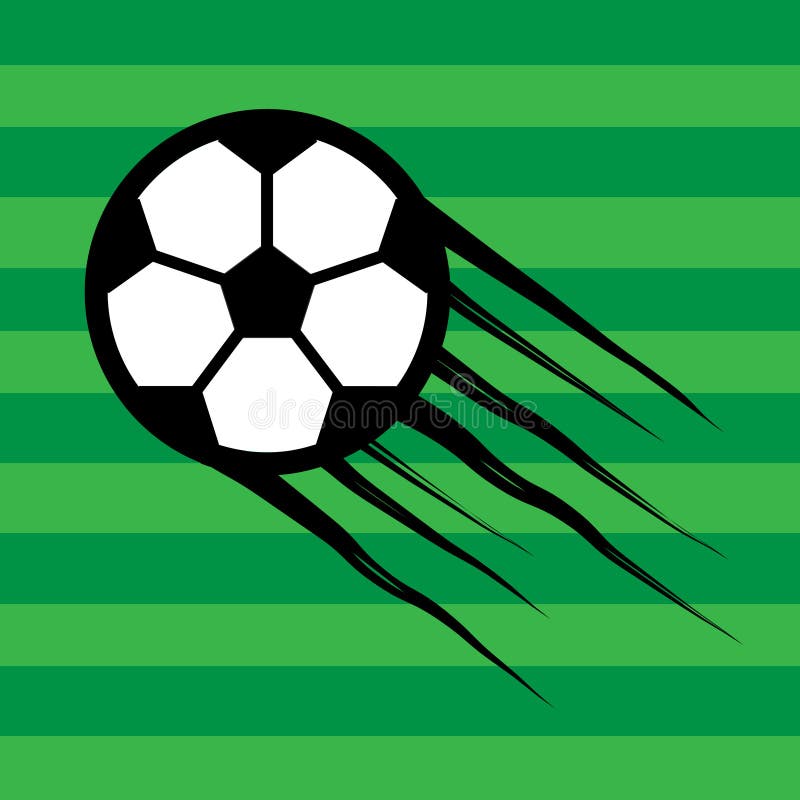 Soccer Ball Shot Template stock illustration. Illustration of league ...