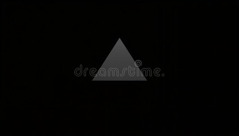 Simple Gray Triangle Shape, Minimalist and Basic Element, Stock Photo ...