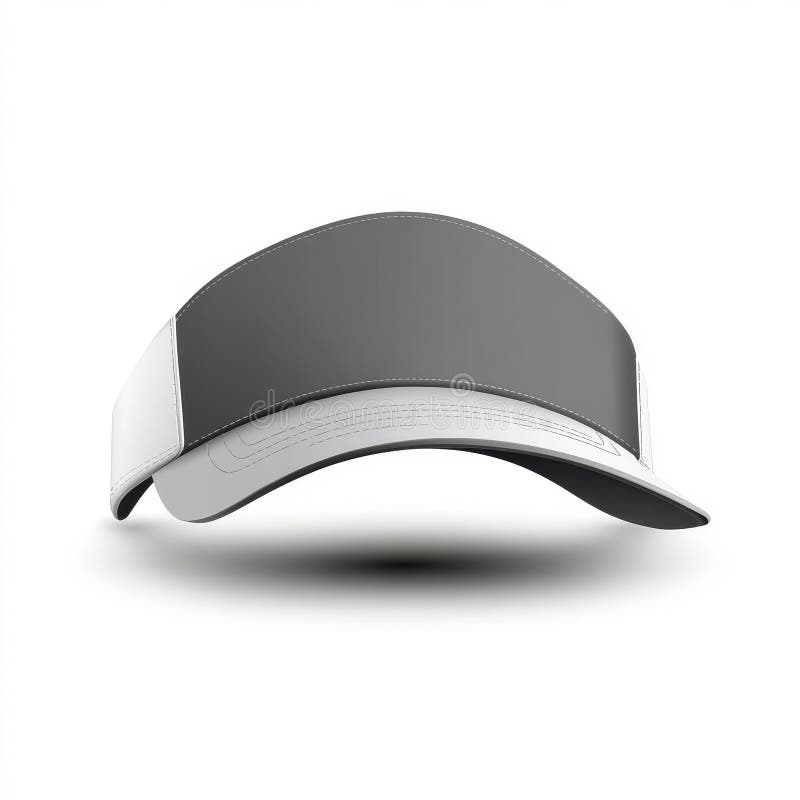 The Simple Gray Visor is a Versatile Headwear Accessory Designed for ...