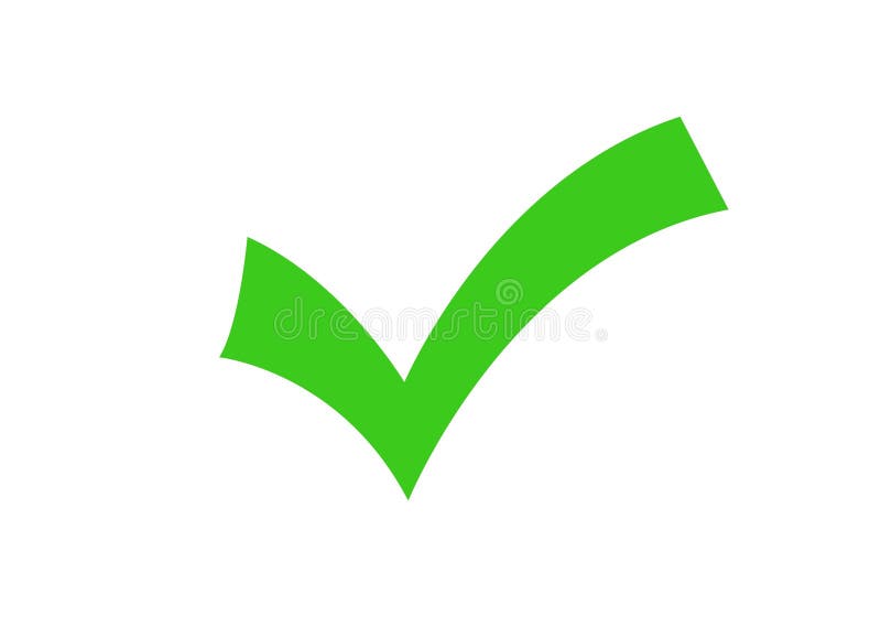 Green Checkmark Icon for Approval or Confirmation Stock Vector ...