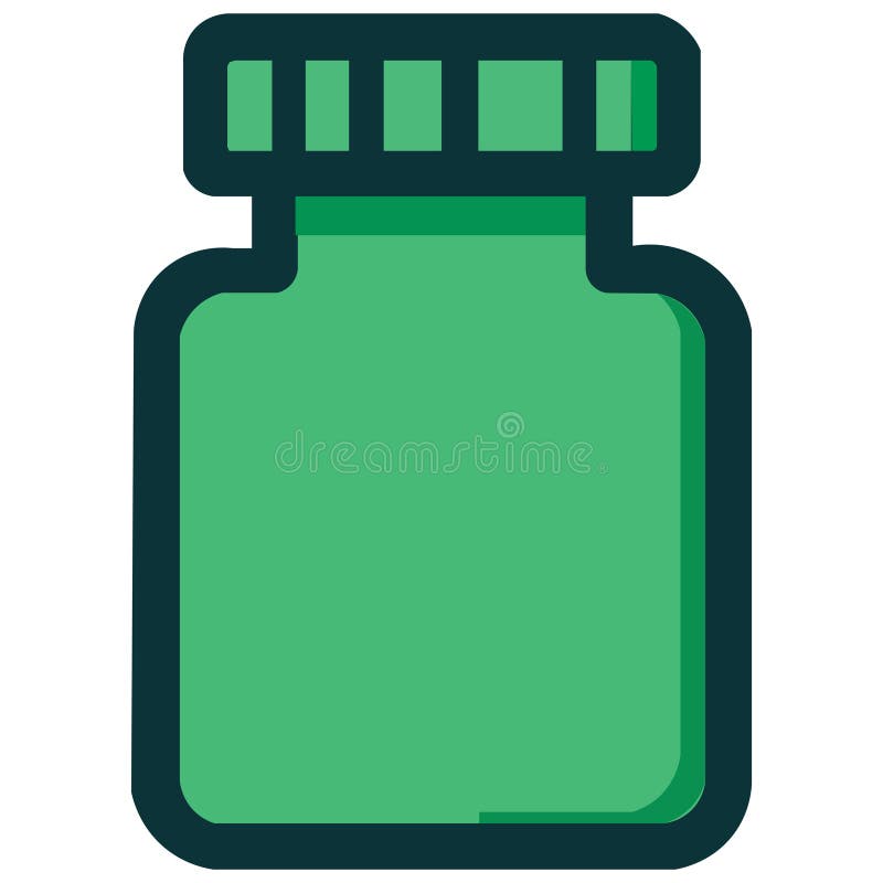 Simple Green Jar Graphic - Great for Digital and Print Projects Stock ...