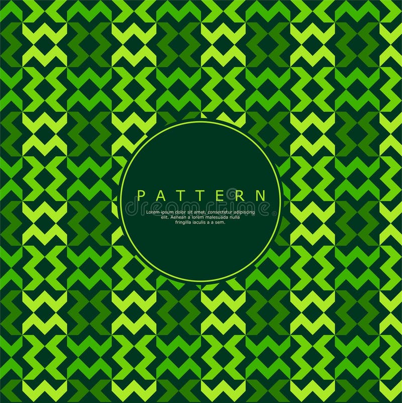 Simple Green Stripe Wave Line Abstract Seamless Pattern. Arrow Lines ...