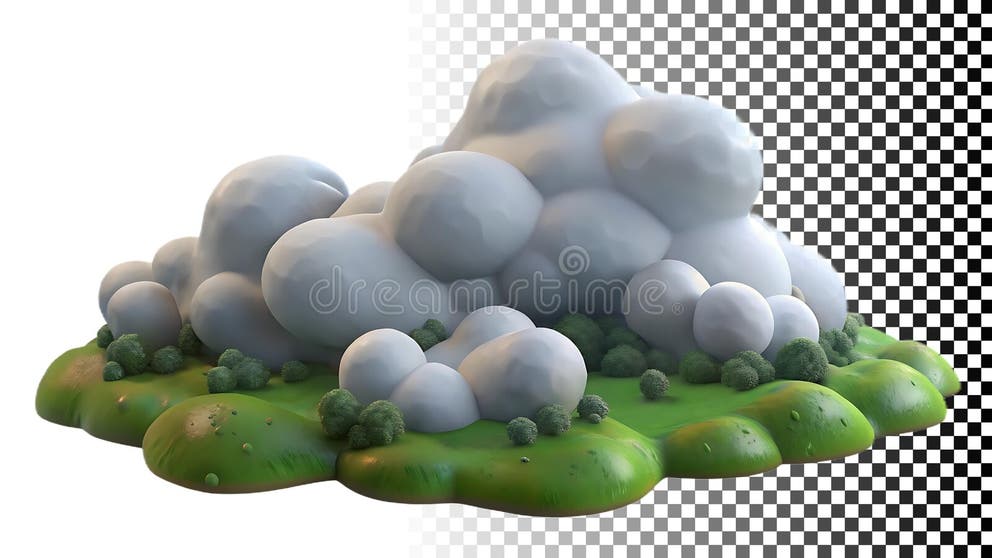 Grey Cloud, Simple Cloud, Sky Element, Weather Cloud, Neutral Cloud Png ...