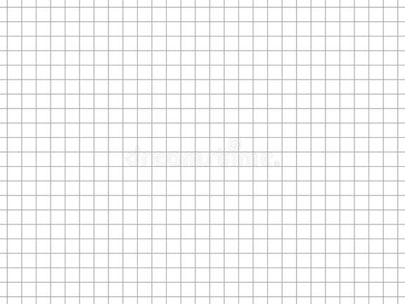 Simple Grid Paper. Blank Sheet in Cells. Squared Grating on White ...