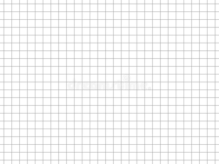 Simple Grid Paper. Blank Sheet in Cells. Squared Grating on White ...