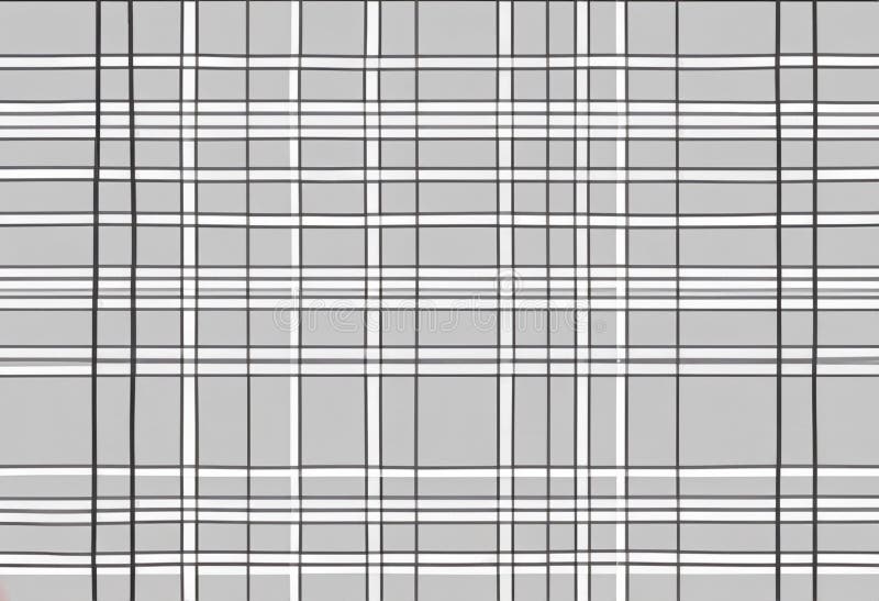 Collection of Simple Grid With Stripes. Square Doodle On White ...