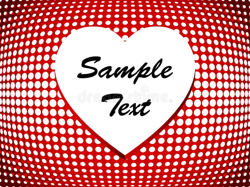 Halftone heart stock vector. Illustration of valentines - 7882236