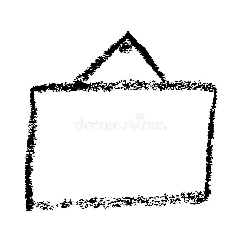 Doodle Rectangle and Oval Looped Frame. Hand Drawn Scalloped Edge ...