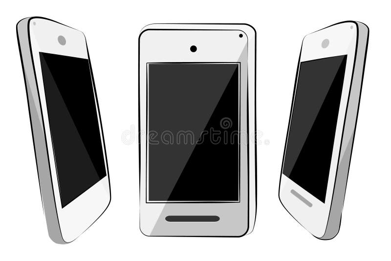 Simple Hand Draw Sketch 3 Old Model Flat Color Shining Vector ...