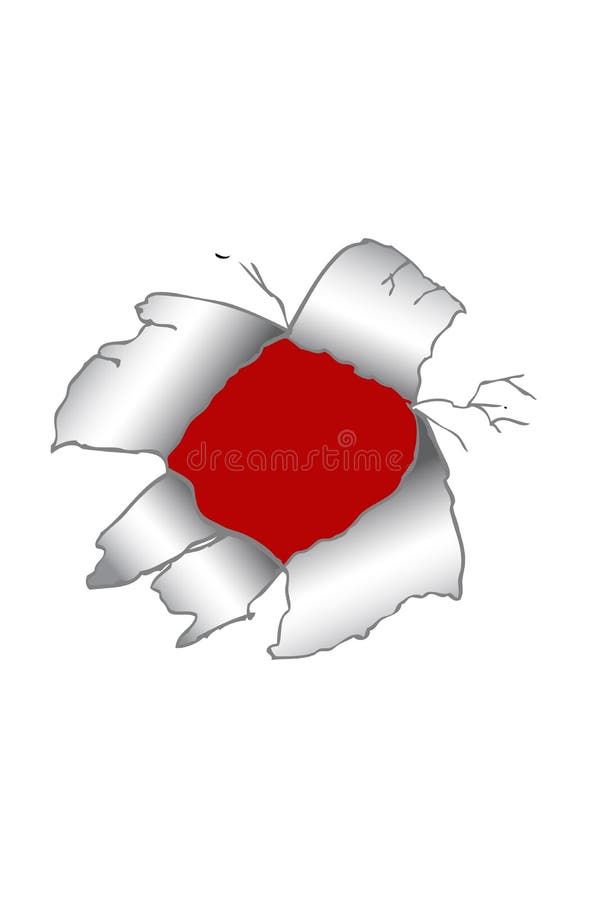 Simple Hand Draw Sketch of Torn Paper Stock Vector - Illustration of ...