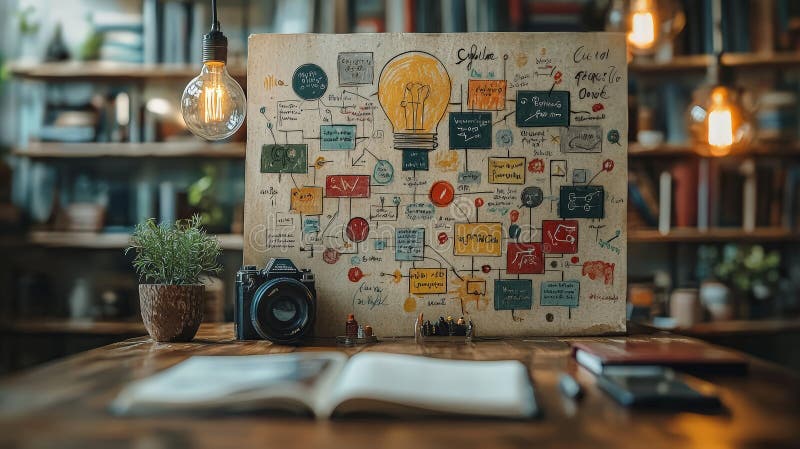 A Simple, Hand-drawn Diagram Illustrating the Communication Process ...