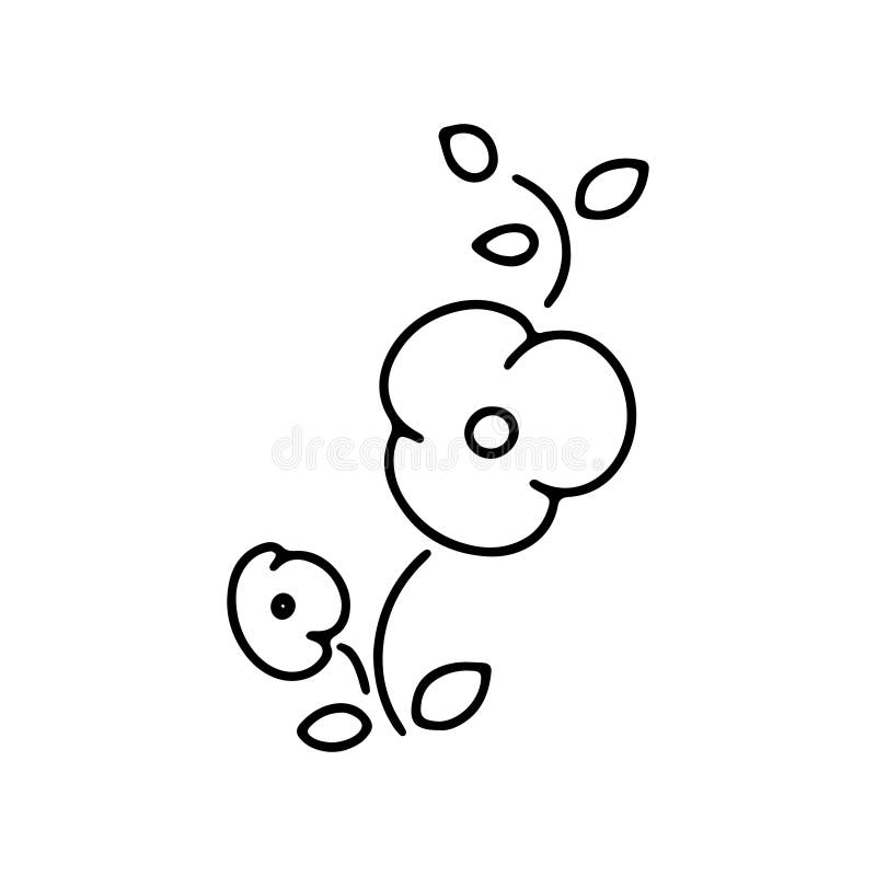 Simple Vine Illustration Outline Border Vector Stock Illustrations ...