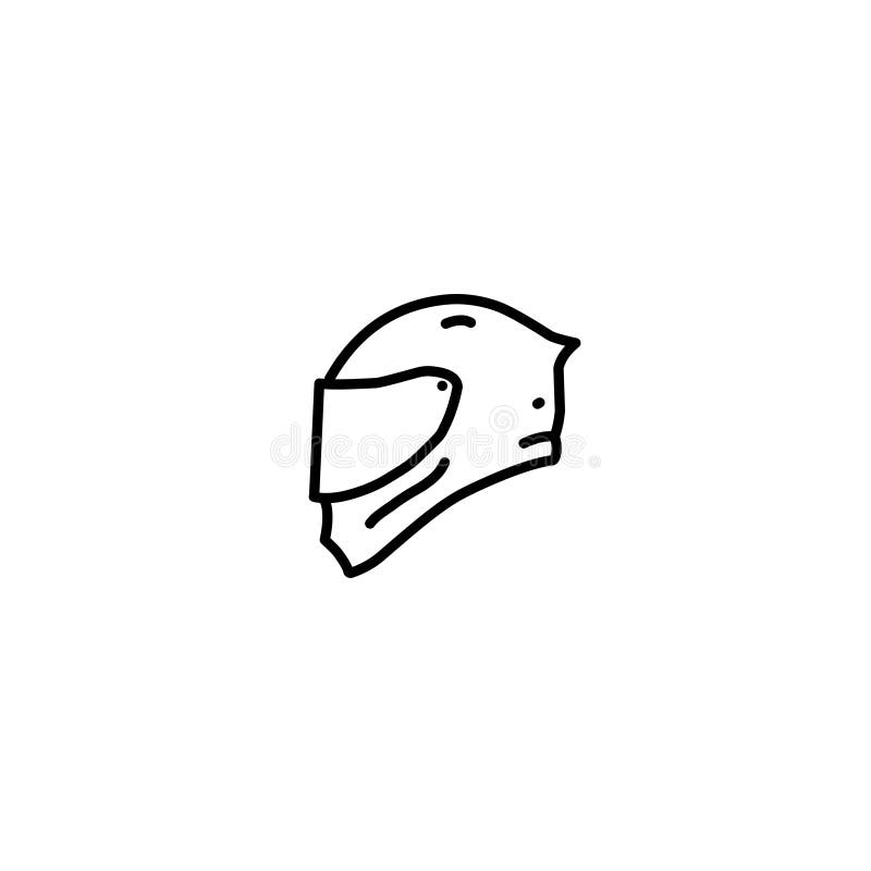 Simple Hand Drawn Helmet Vector Stock Vector - Illustration of text ...