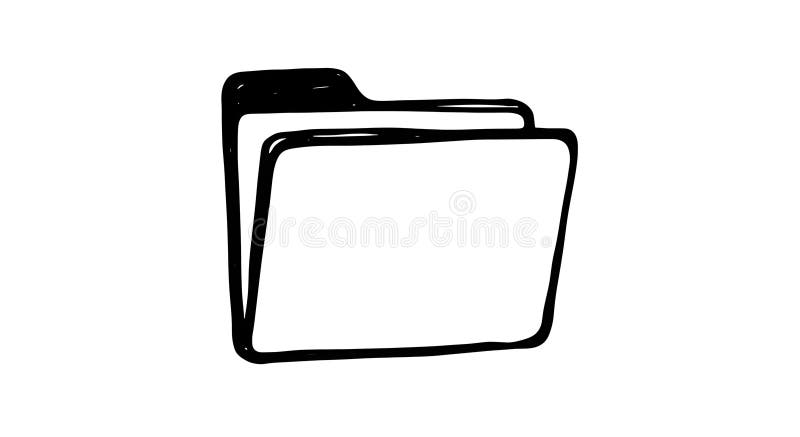 Digital File Organization Data Storage Folder Illustration Stock Photos ...