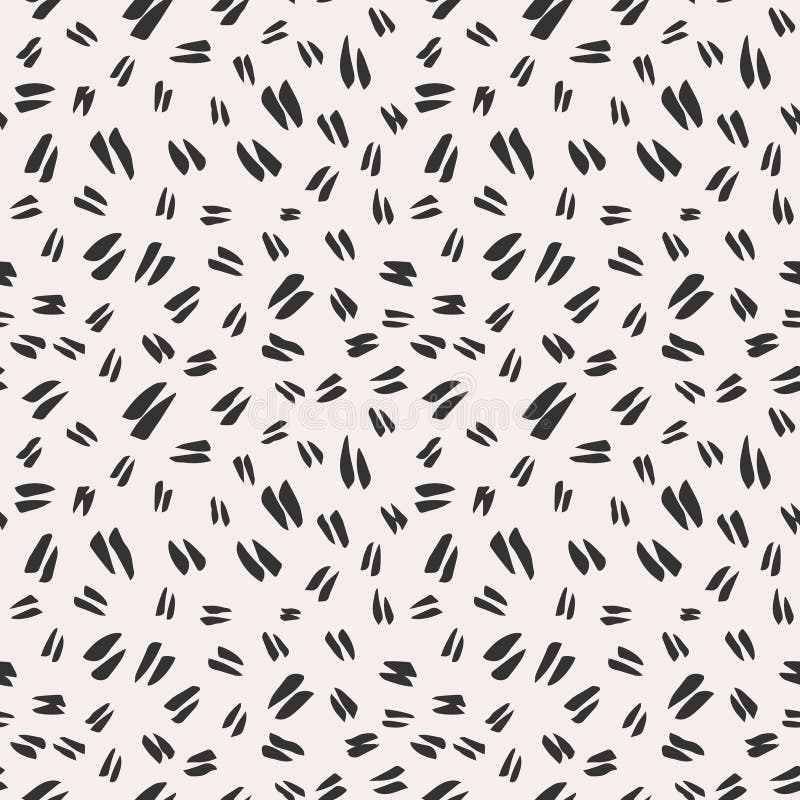 Simple Hand-drawn Ink Doodles, Seamless Pattern, Abstract Geometric ...