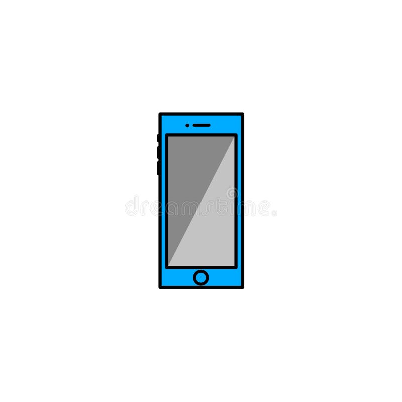 Simple Hand Drawn Phone Vector Stock Vector - Illustration of design ...