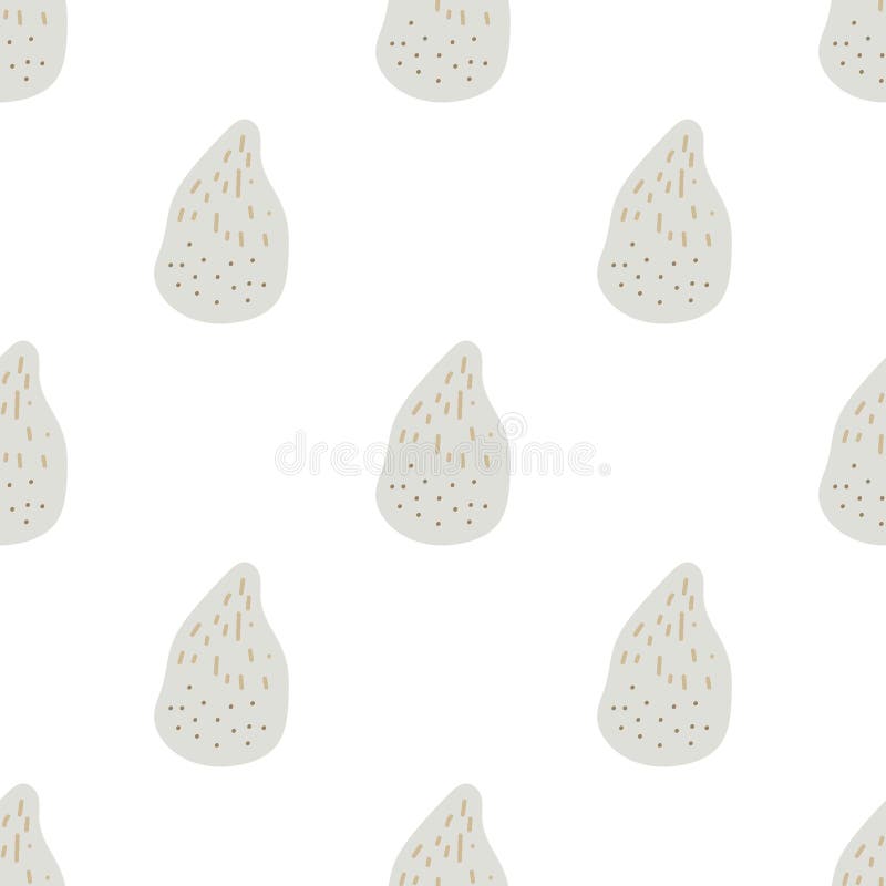 Simple Hand-drawn Shell Repeat Pattern in Vector Format Stock ...